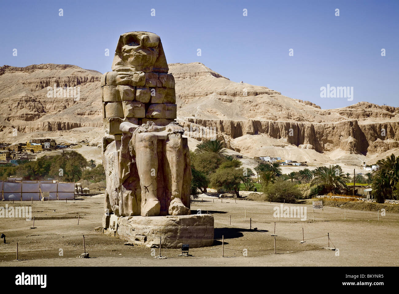 Colosse of Memnon. Theben. Egypt Stock Photo - Alamy