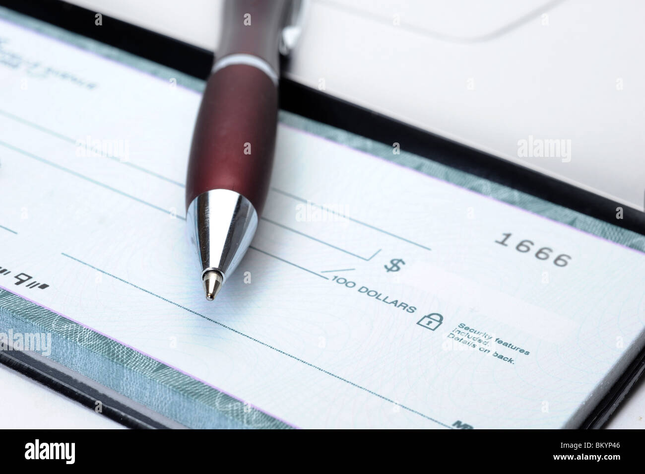 Cheque Chequebook High Resolution Stock Photography and Images - Alamy