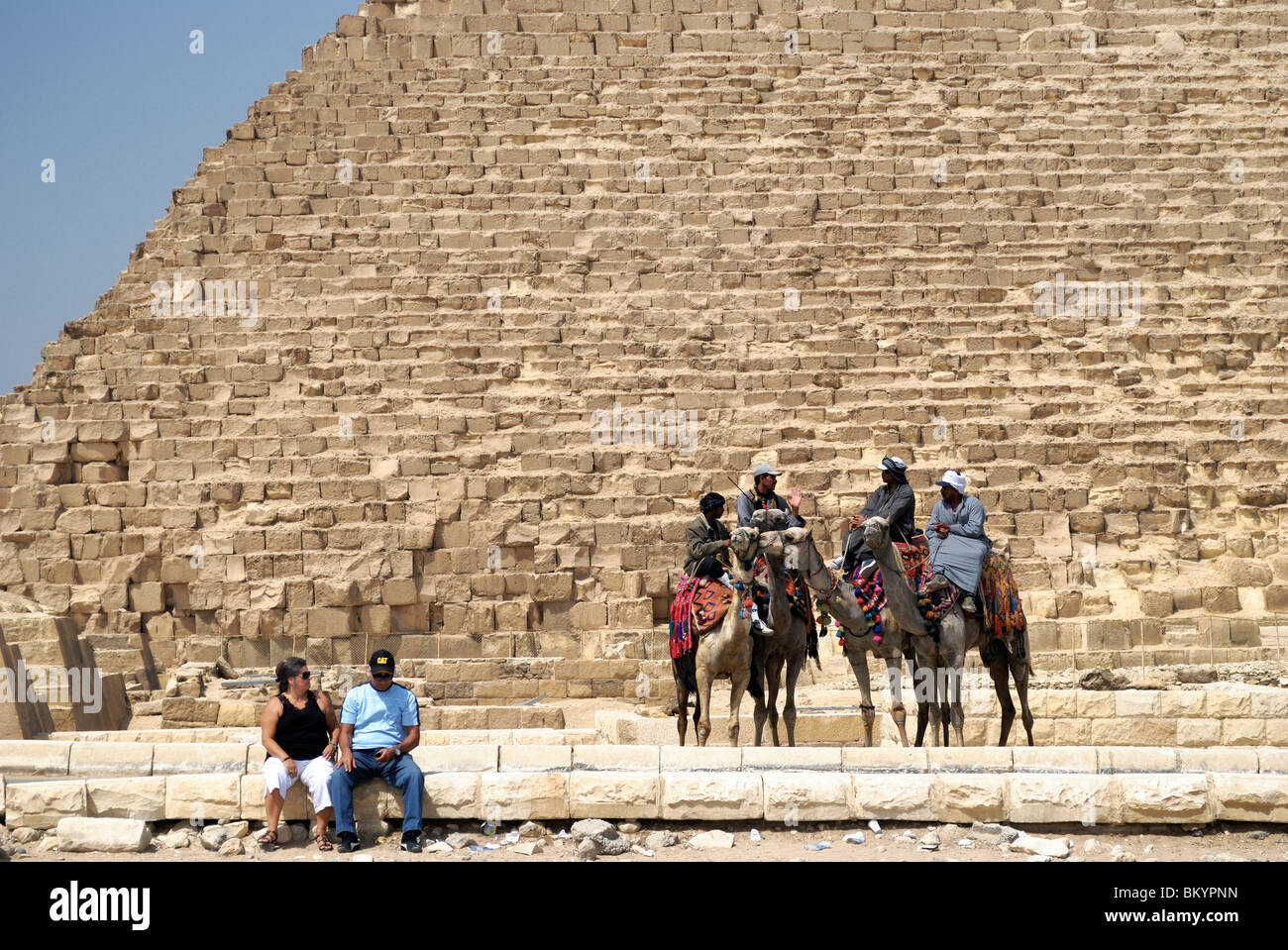 Close up great pyramid giza hi-res stock photography and images - Alamy
