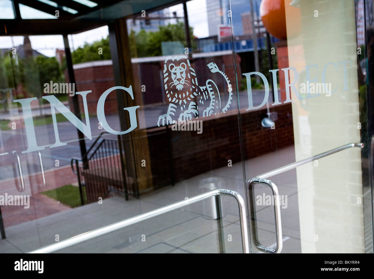 A ING Direct Bank building Stock Photo - Alamy