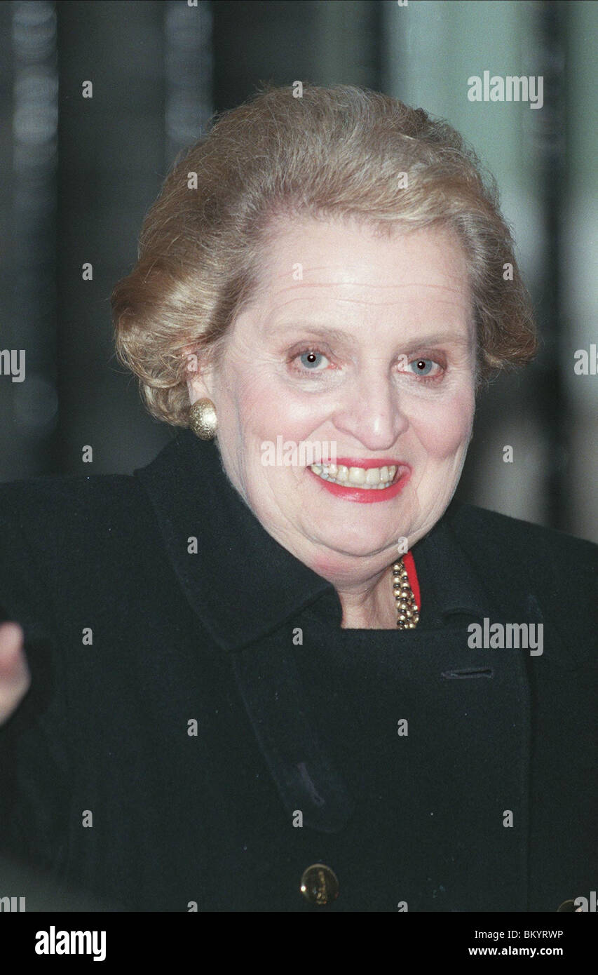 MADELEINE ALBRIGHT U.S. SECRETARY OF STATE 20 February 1997 Stock Photo ...