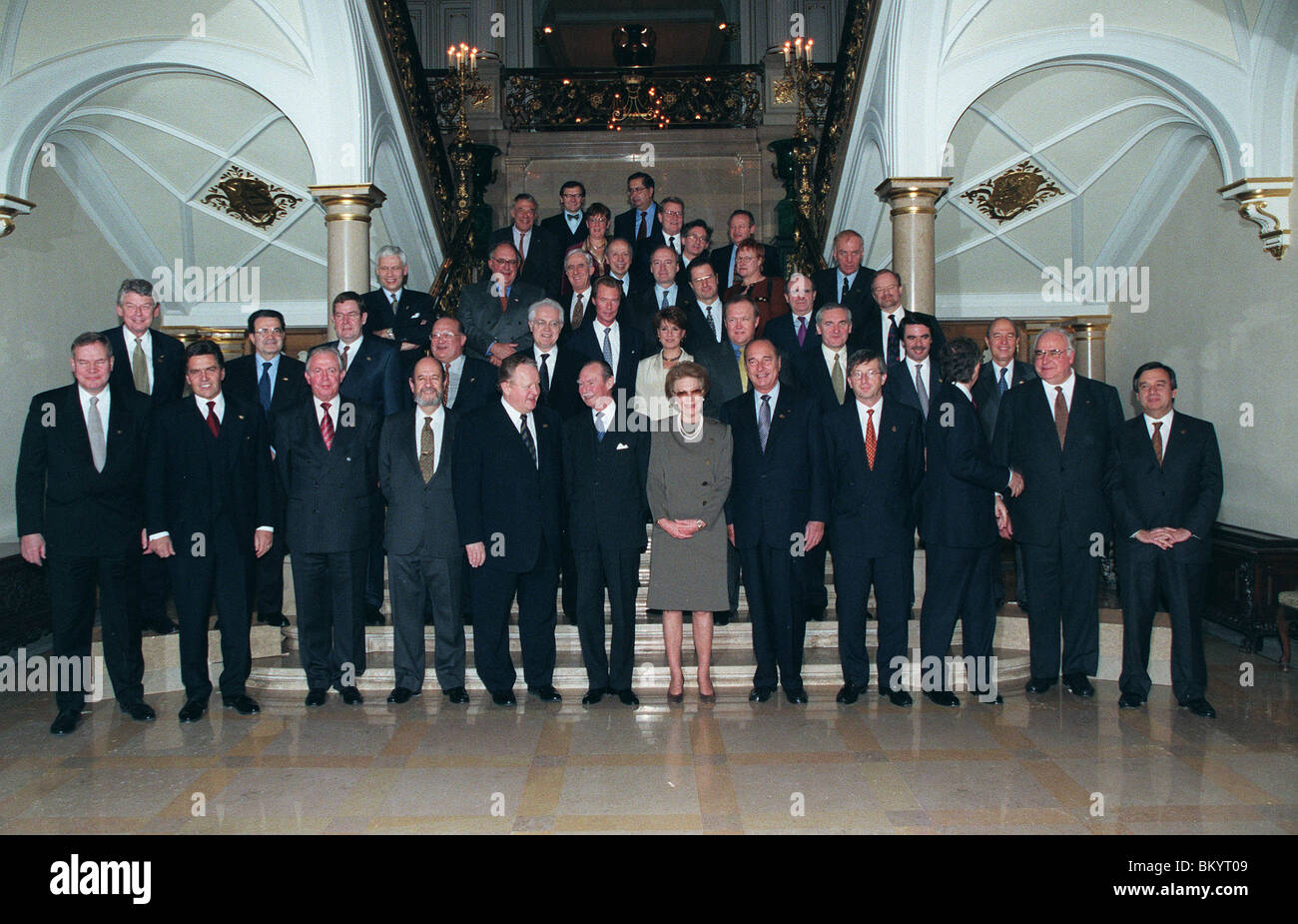 FAMILY PHOTO EC SUMMIT LUXEMBOURG 1997 19 December 1997 Stock Photo - Alamy