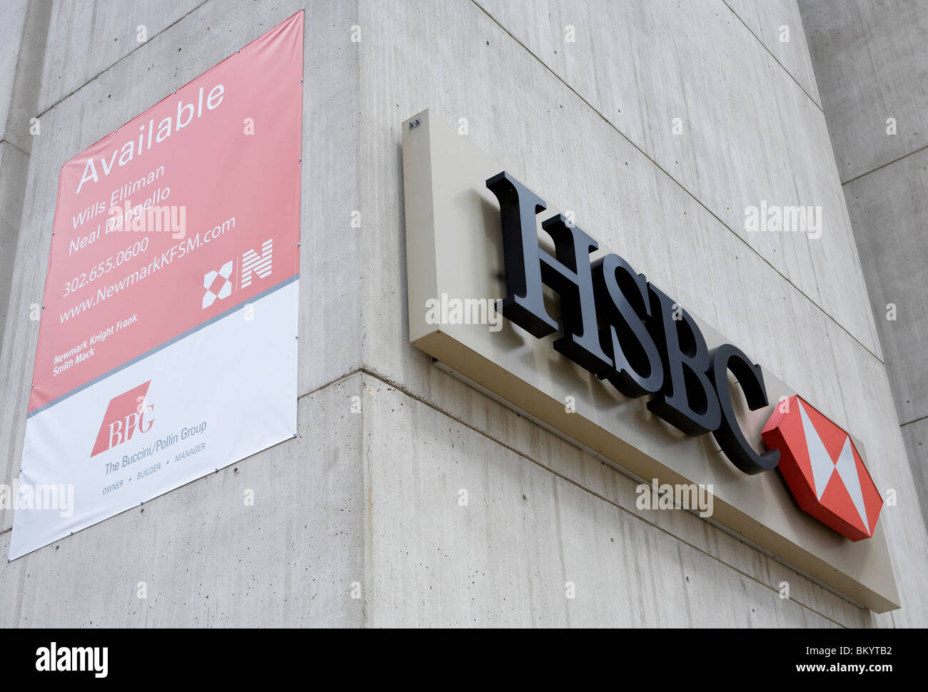 A HSBC Bank building Stock Photo - Alamy