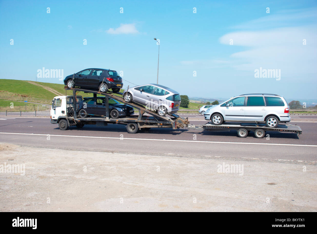 M62, Outlane, Huddersfield, West Yorkshire, England Stock Photo - Alamy