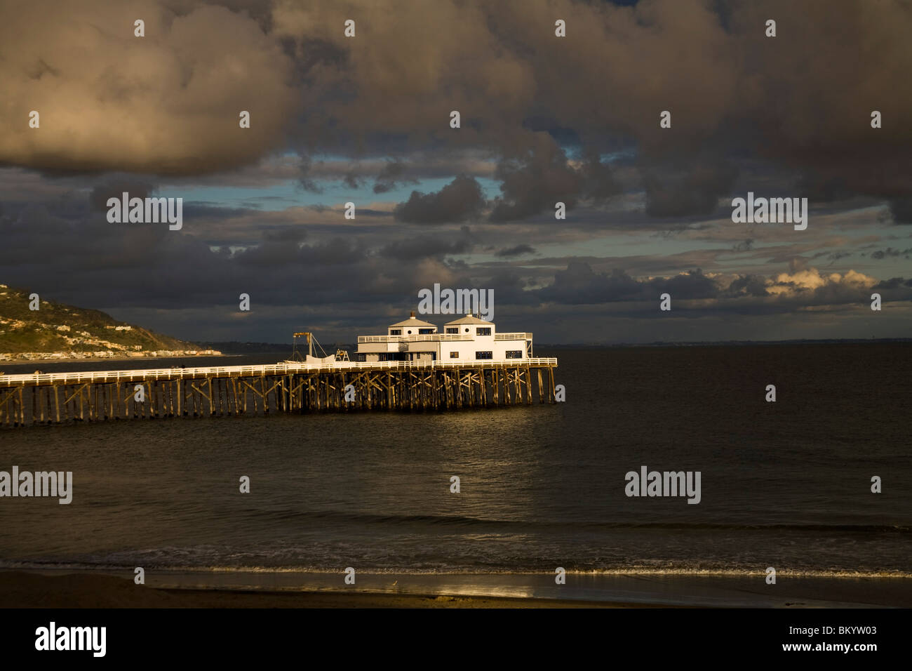 Malibu Pier, Malibu, Los Angeles County, United States of America Stock ...