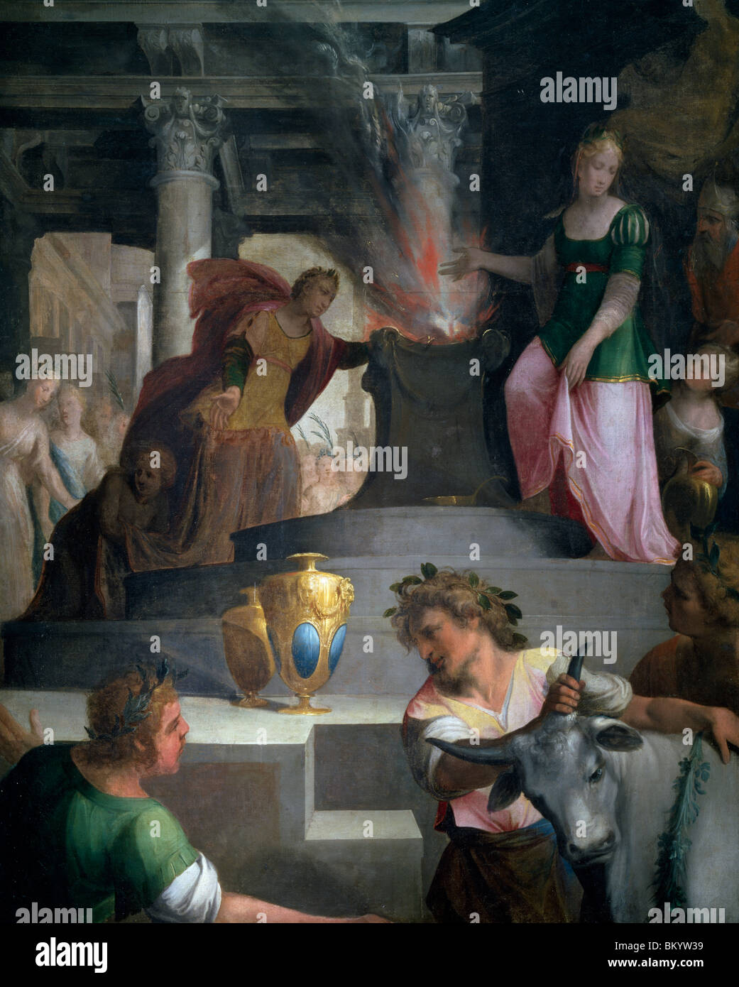 Bull sacrifice hi-res stock photography and images - Alamy