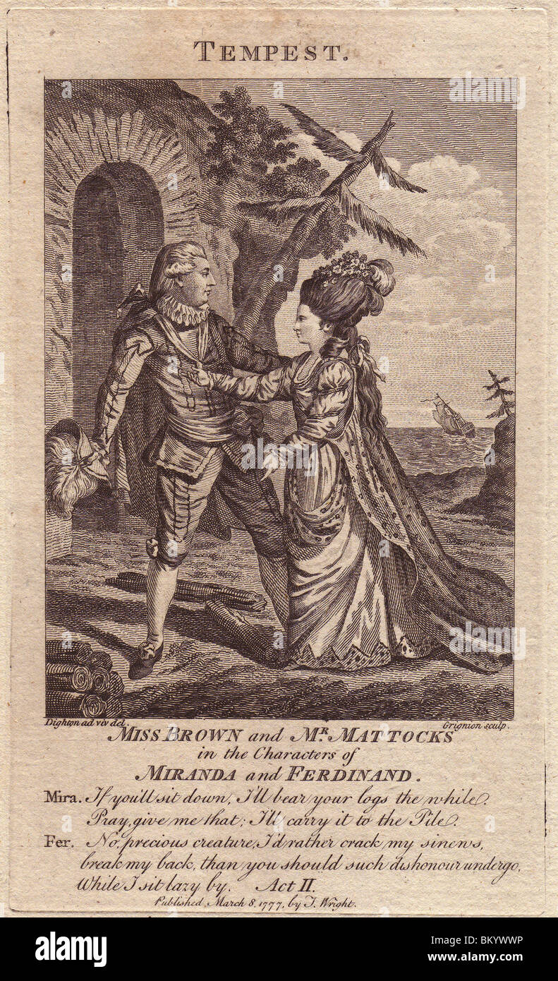 Shakespeares the tempest hi-res stock photography and images - Alamy