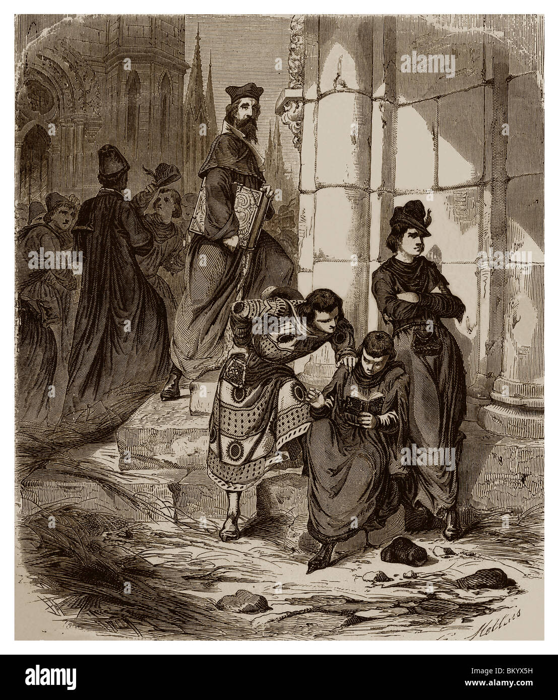 Cleric medieval hi-res stock photography and images - Alamy