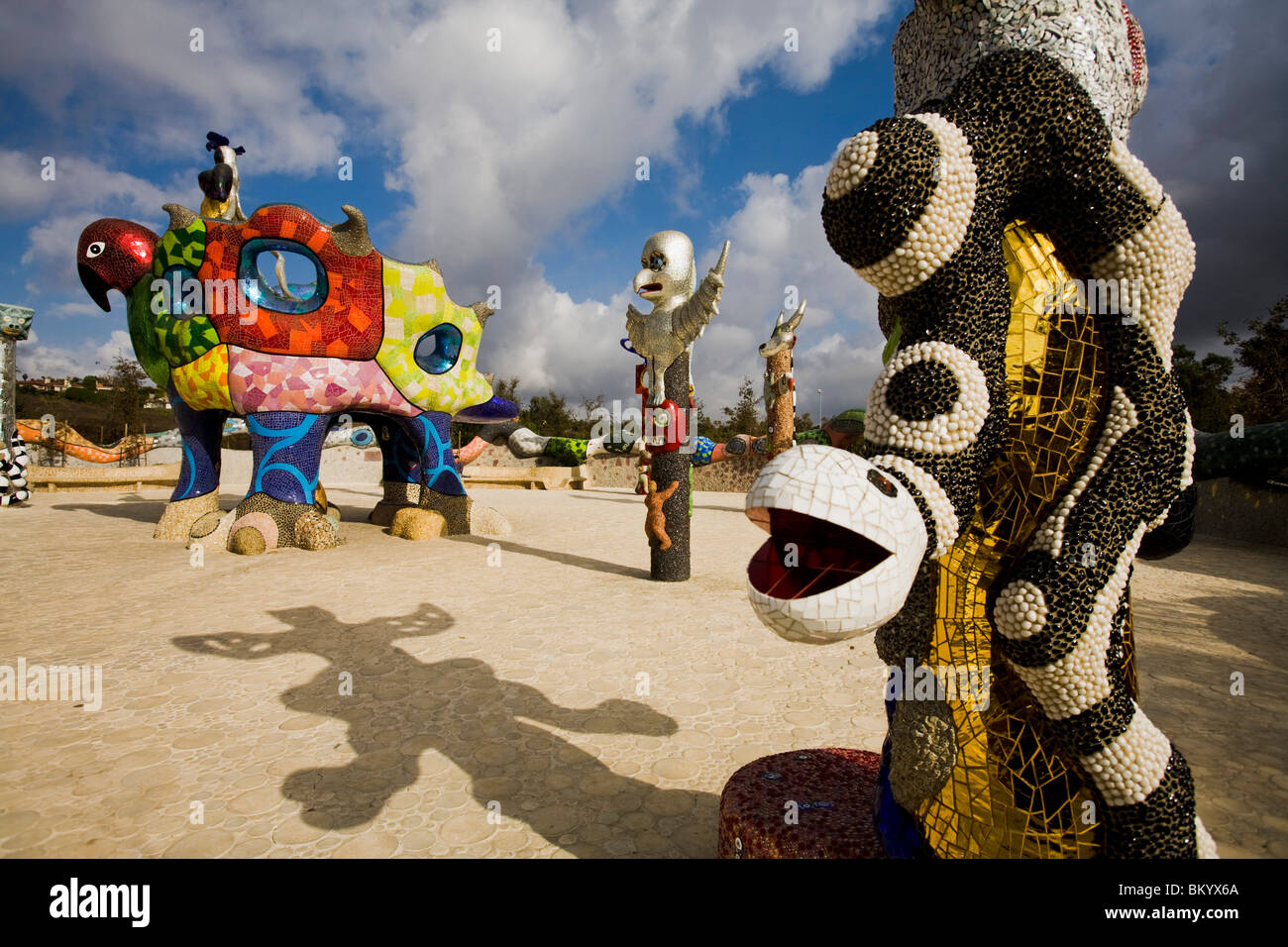 Queen Califia's Magical Circle garden, by artist Niki De Saint Phalle ...