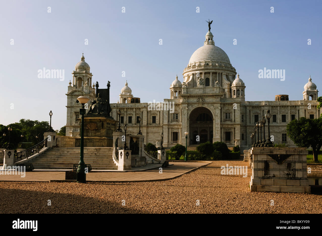 Facade of a museum, Victoria Memorial, Kolkata, West Bengal, India ...