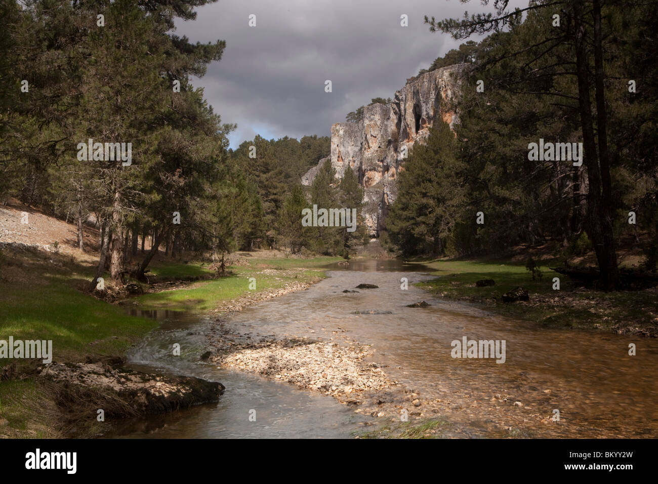 Canyon of Wolves River, Natural Park, Soria, Spain / Cañon de Río Lobos ...