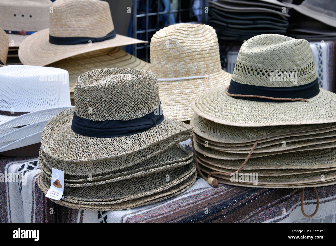 Cowboy hats, Texas, USA Stock Photo - Alamy