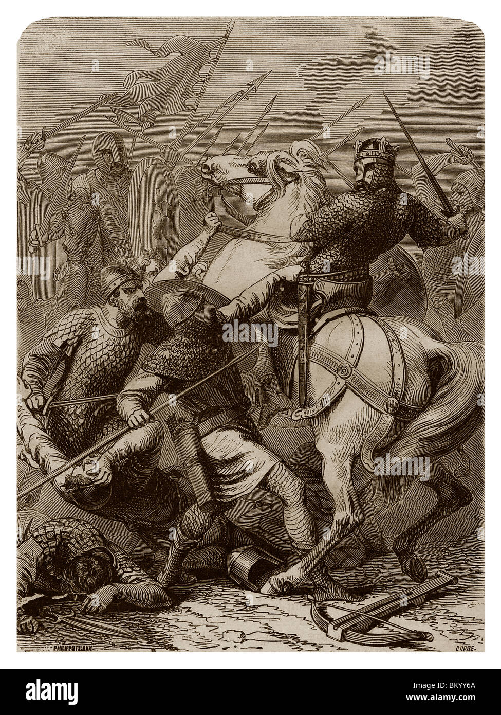 In 1119, King Louis the Fat was defeated by King Henry I of England in ...