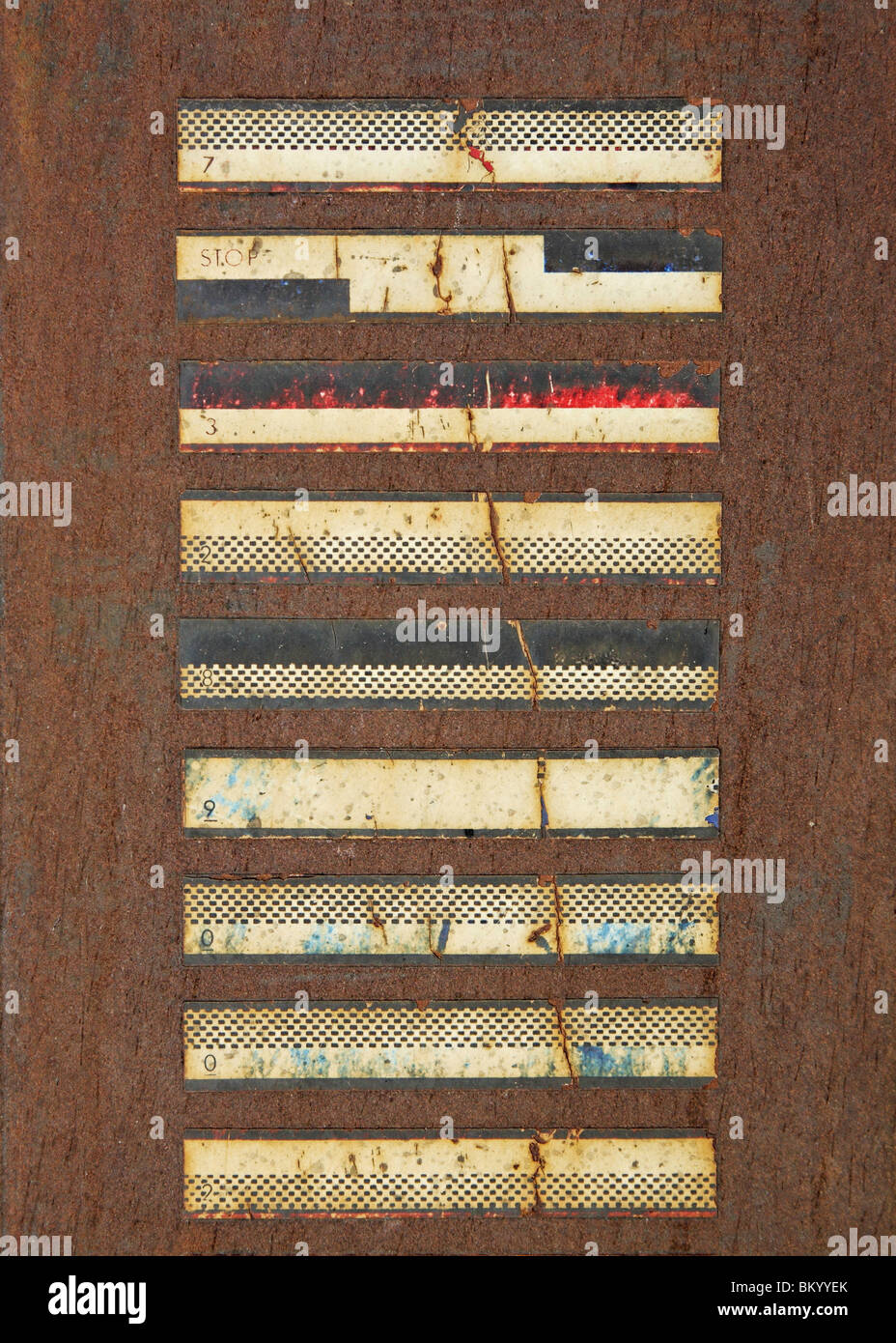 Rusty Old Fashioned Metal Sign High Resolution Stock Photography and ...