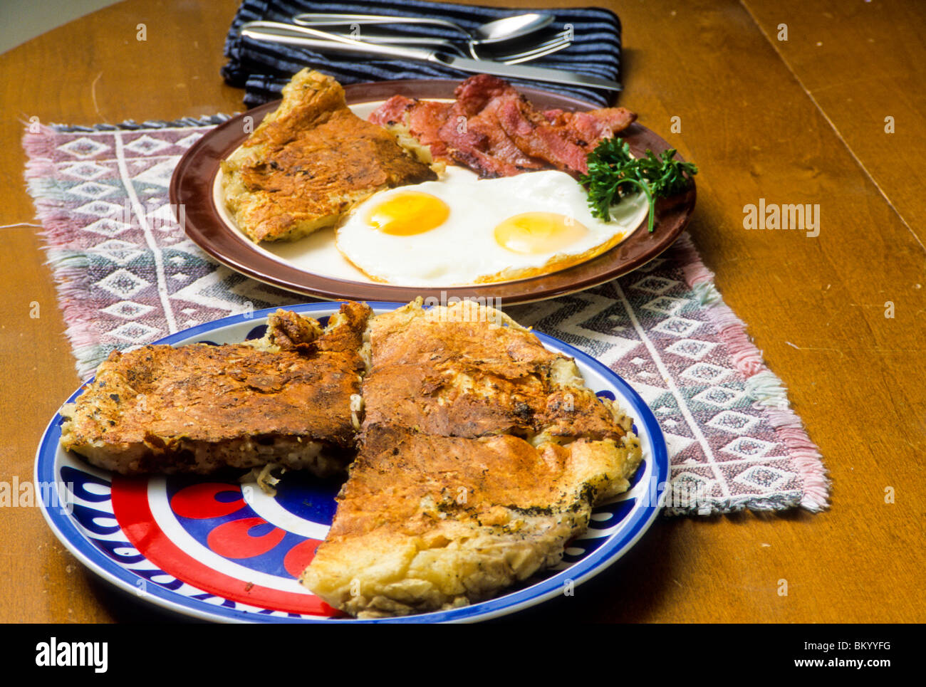 Irish boxty potato dish breakfast patty food ethnic delicious Stock ...
