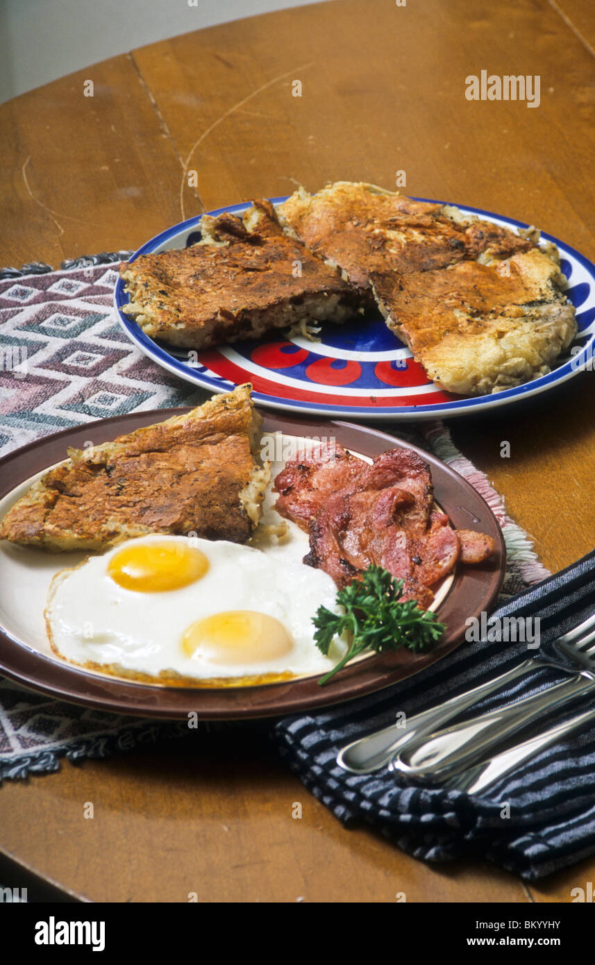 Irish boxty potato dish breakfast patty food ethnic delicious Stock ...