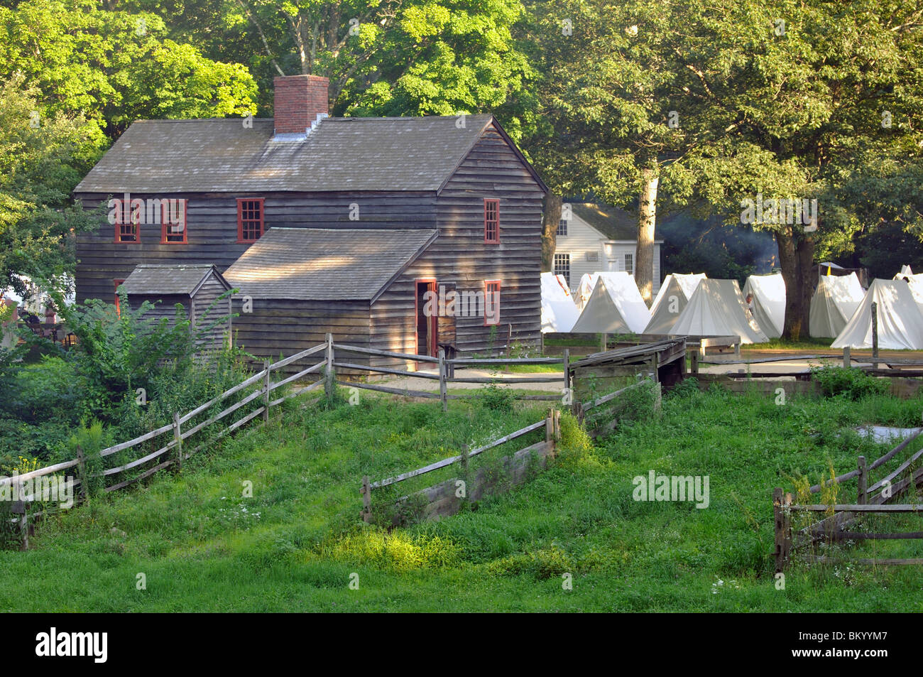 American Revolutionary War era (1770's) re-enactment, Sturbridge ...
