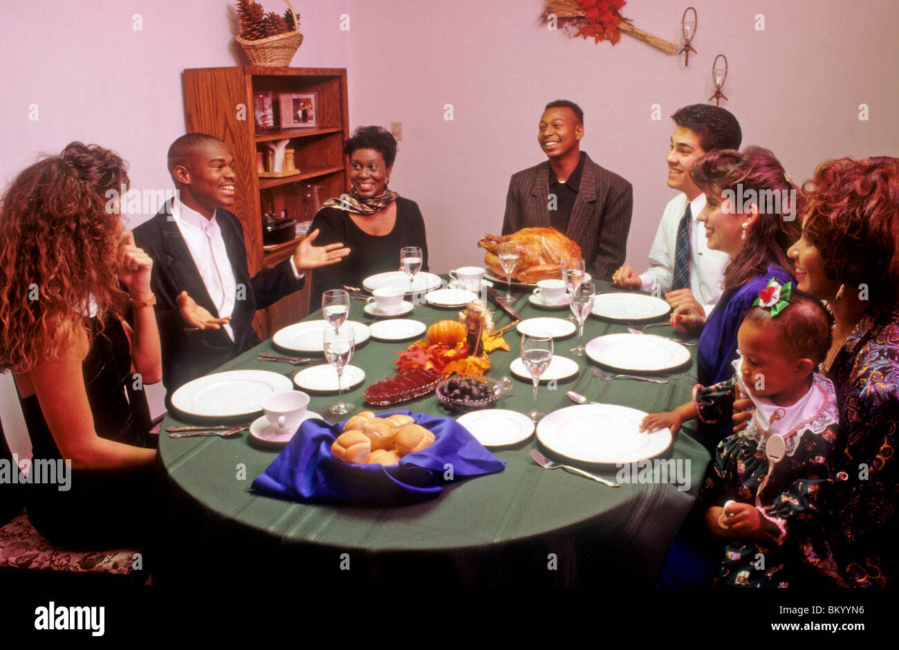 Mixed Family Thanksgiving Dinner