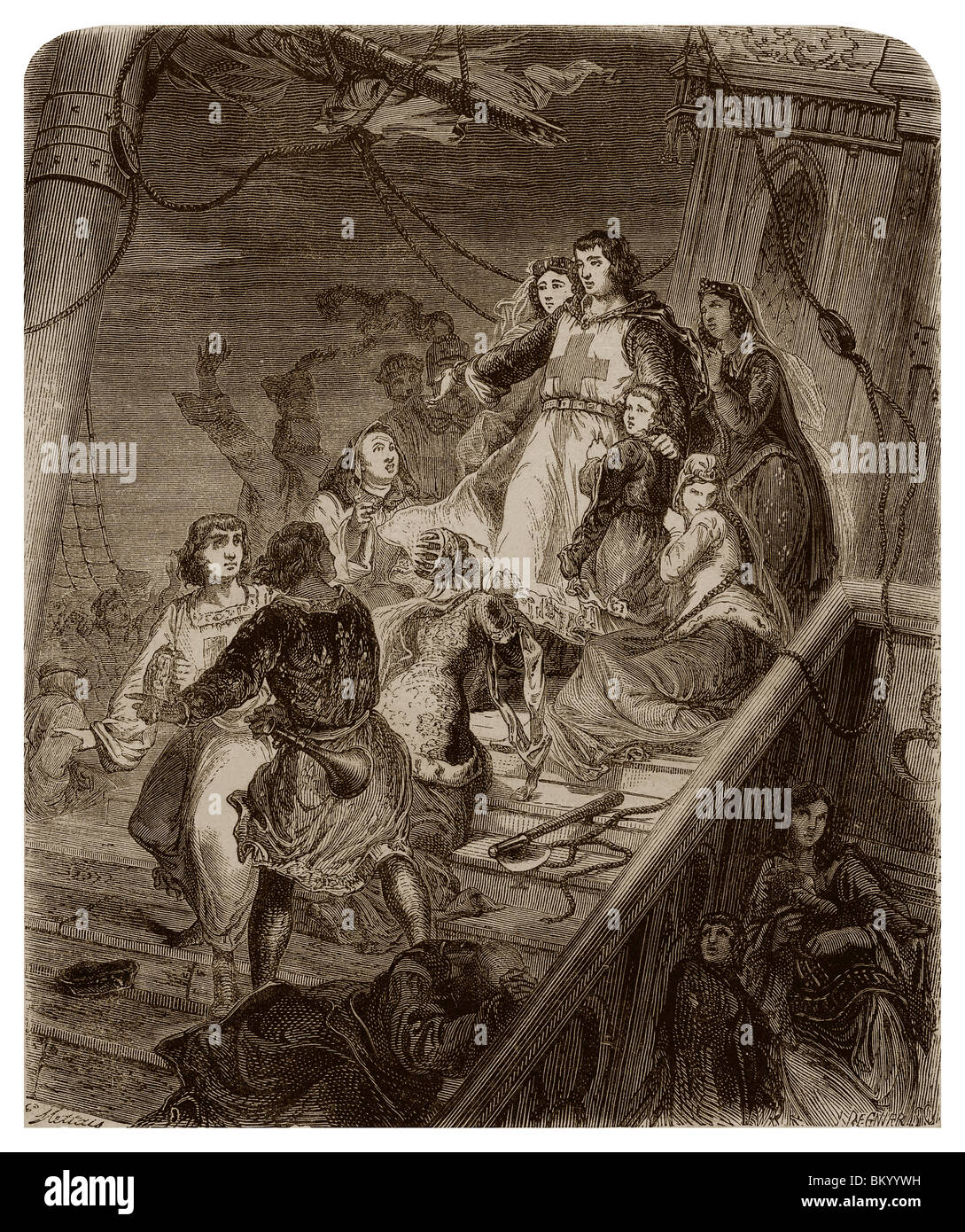 Saint louis ix seventh crusade hi-res stock photography and images - Alamy