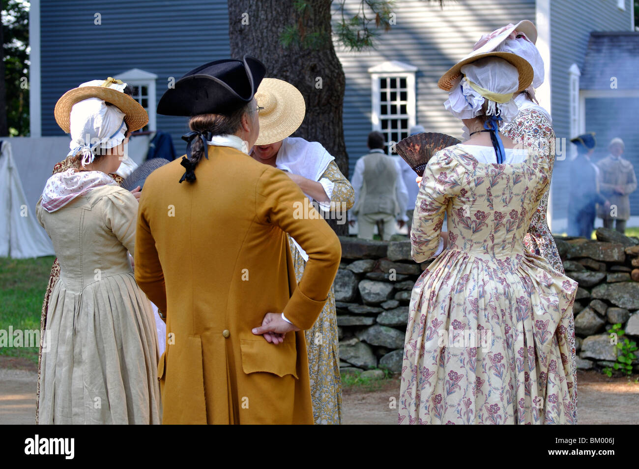 American Revolutionary War era (1770's) re-enactment, Sturbridge ...