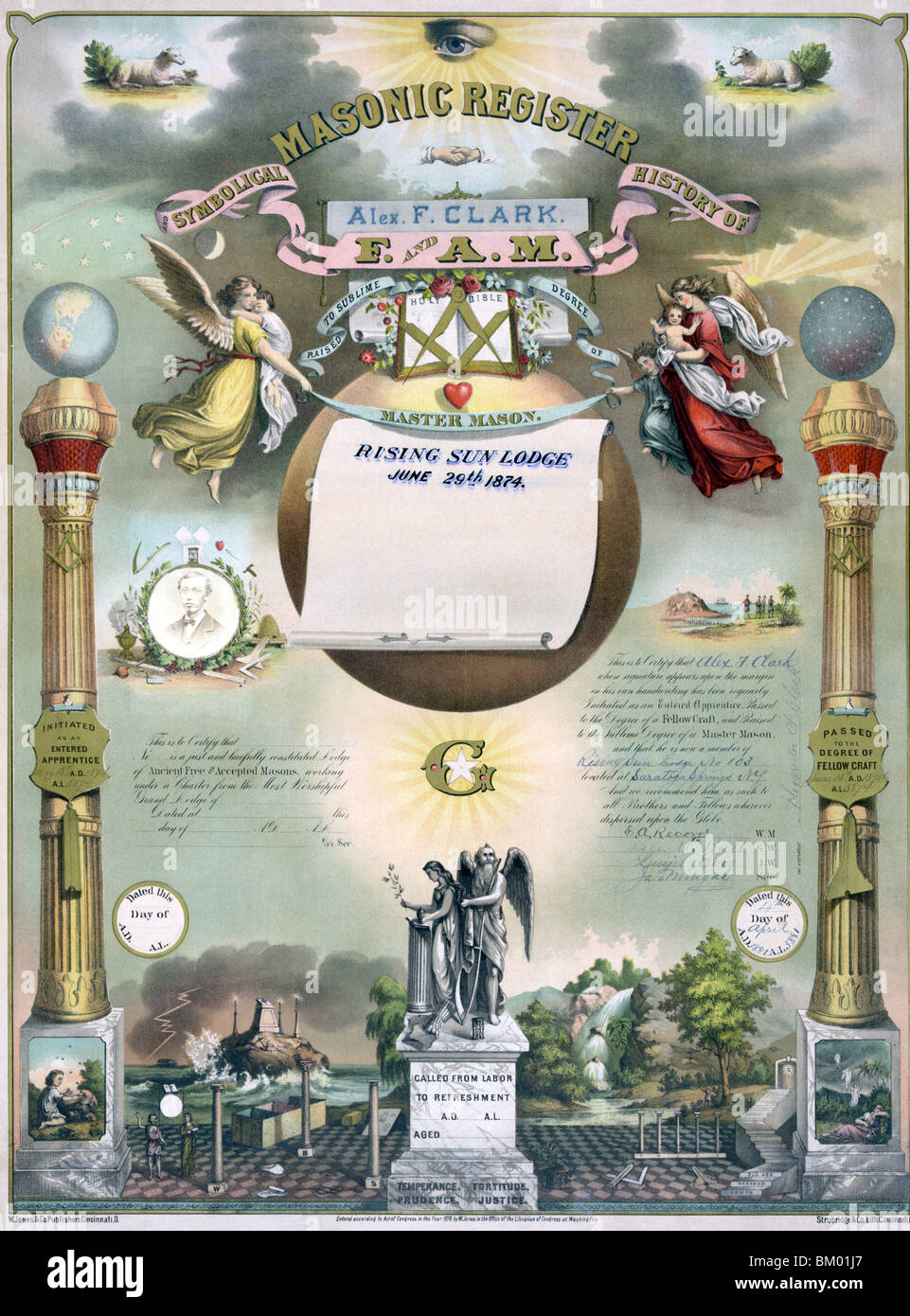 Symbols - Masonic Register Stock Photo - Alamy