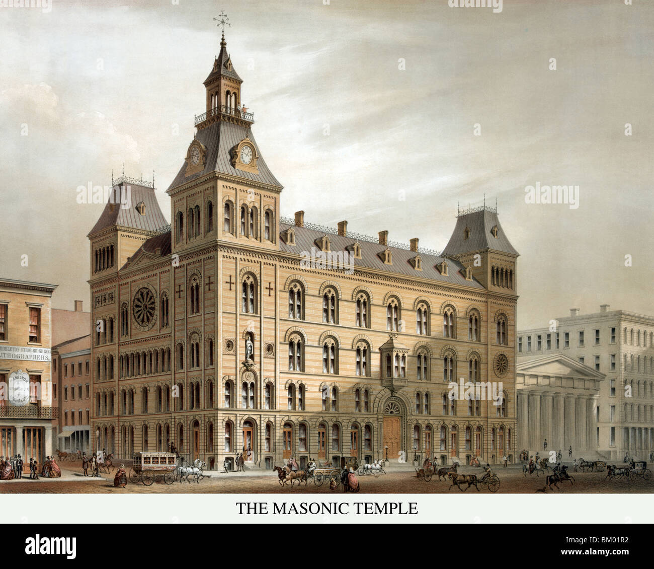 Symbols - Masonic Hall - Cincinnati, Ohio Stock Photo - Alamy