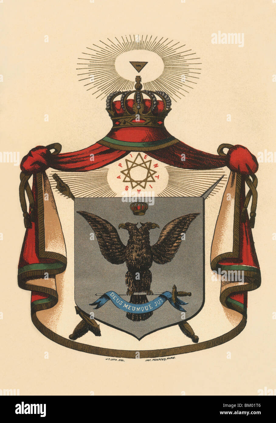 Sovereign Grand Inspector General 33rd Degreee Crest Stock Photo - Alamy