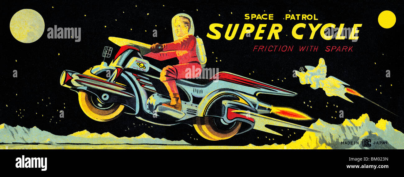 Space Patrol Super Cycle Stock Photo - Alamy