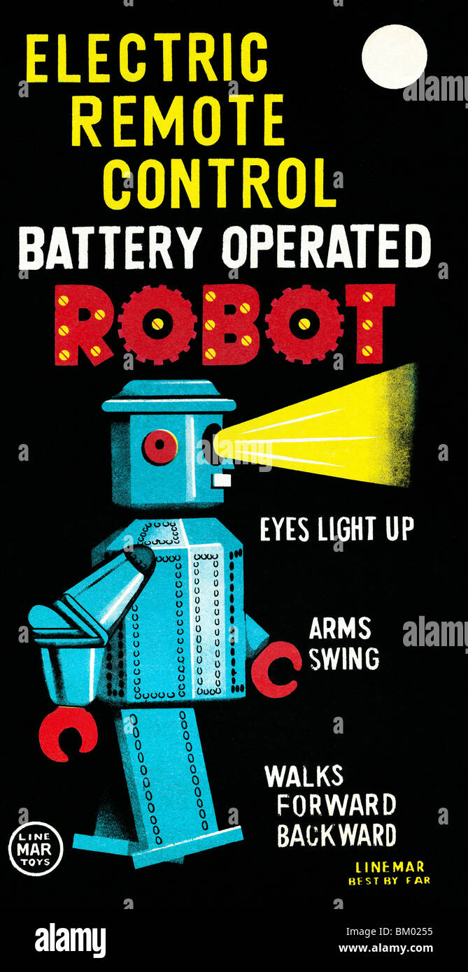 Electric Remote Control Battery Operated Robot Stock Photo - Alamy