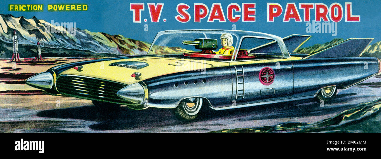 T.V. Space Patrol Car Stock Photo - Alamy