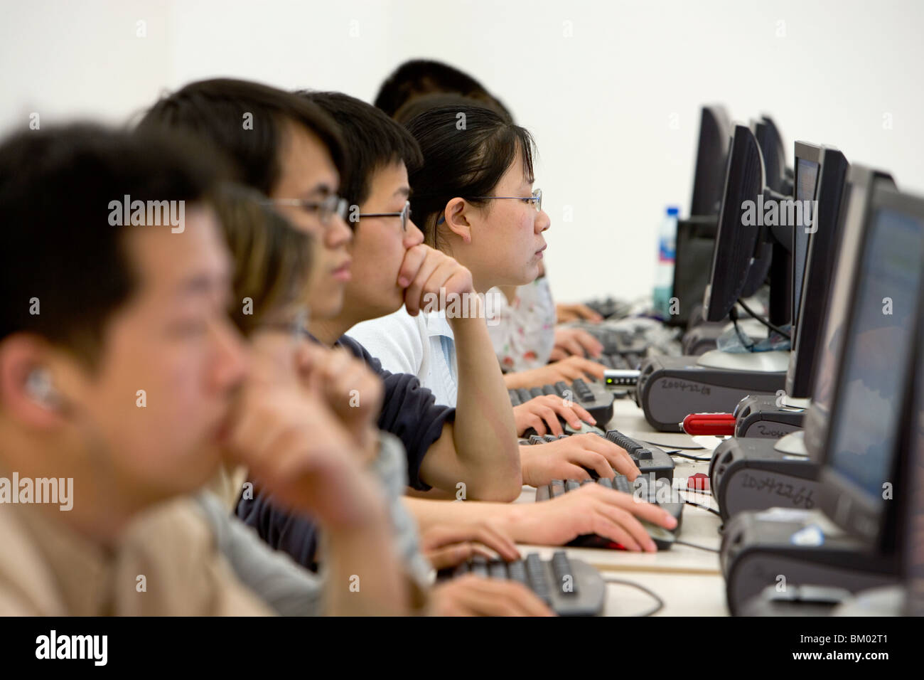Tongji University, TFT-Screen, student, library Stock Photo - Alamy