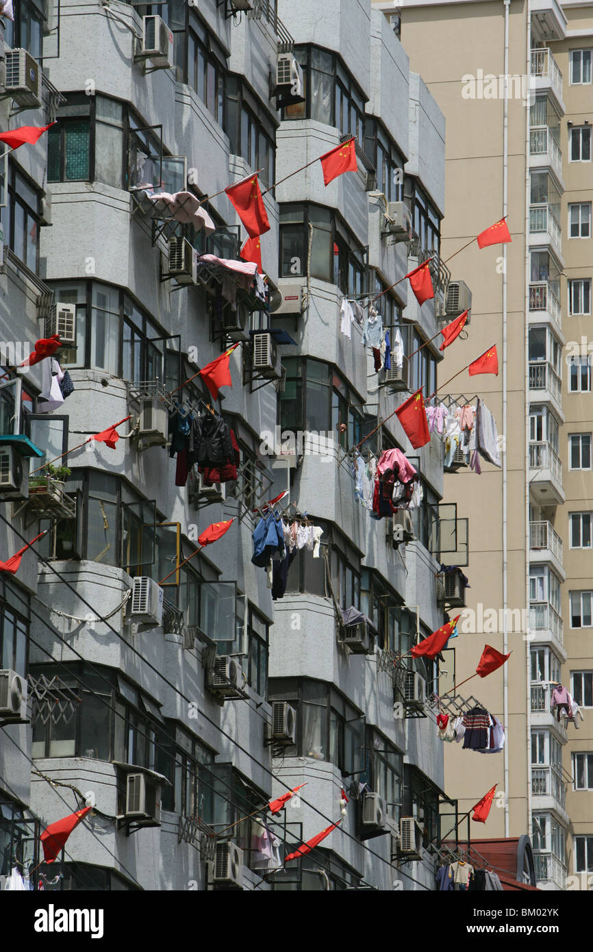 apartment towers, living in Shanghai, highrise apartments, national ...
