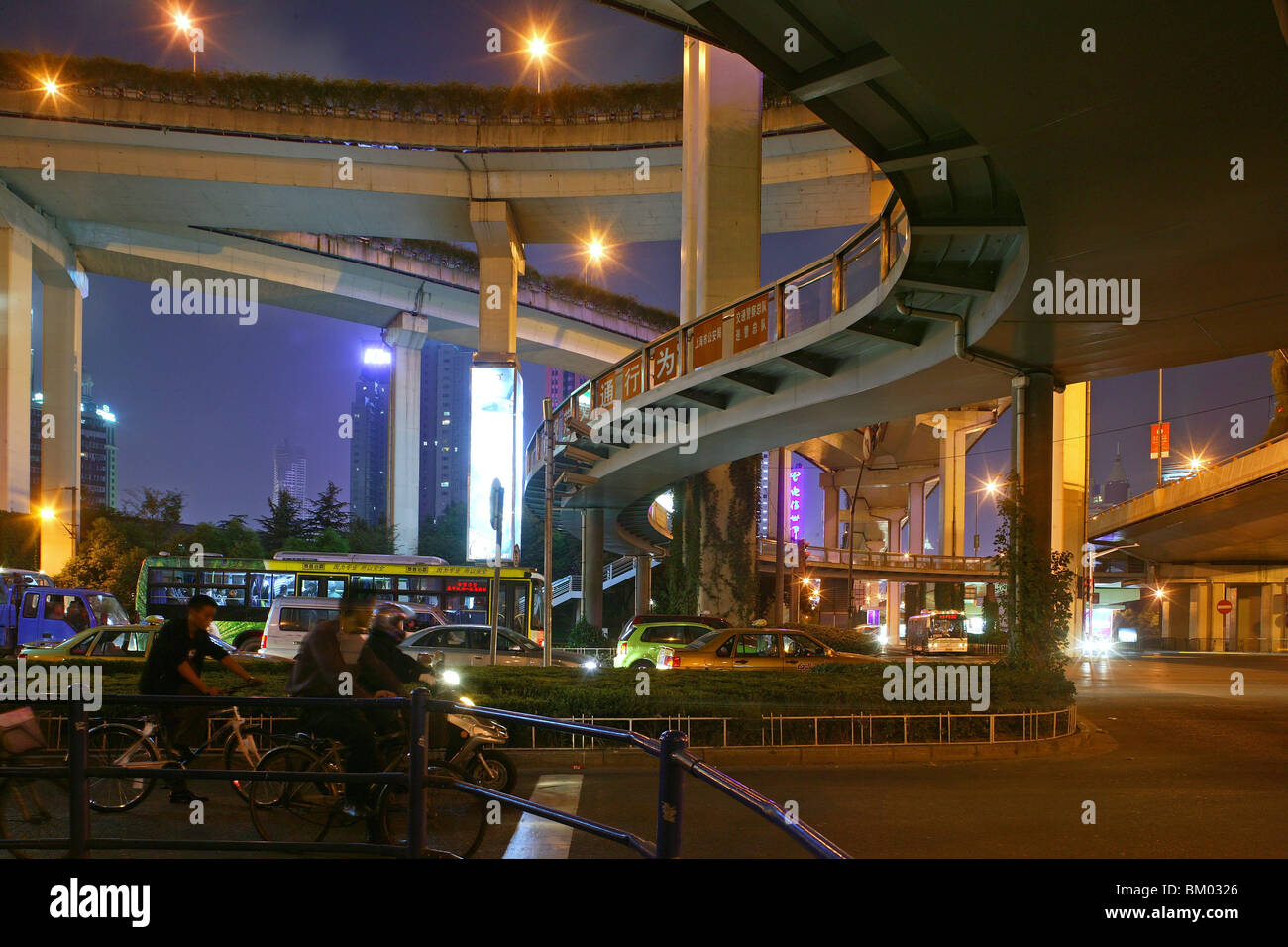 Shanghai highway bridge architecture High Resolution Stock Photography ...