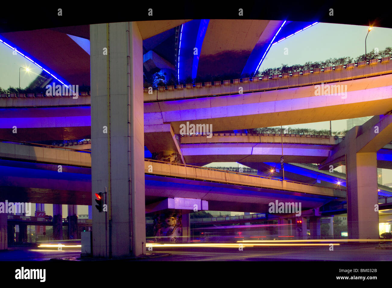 Shanghai highway bridge architecture High Resolution Stock Photography ...