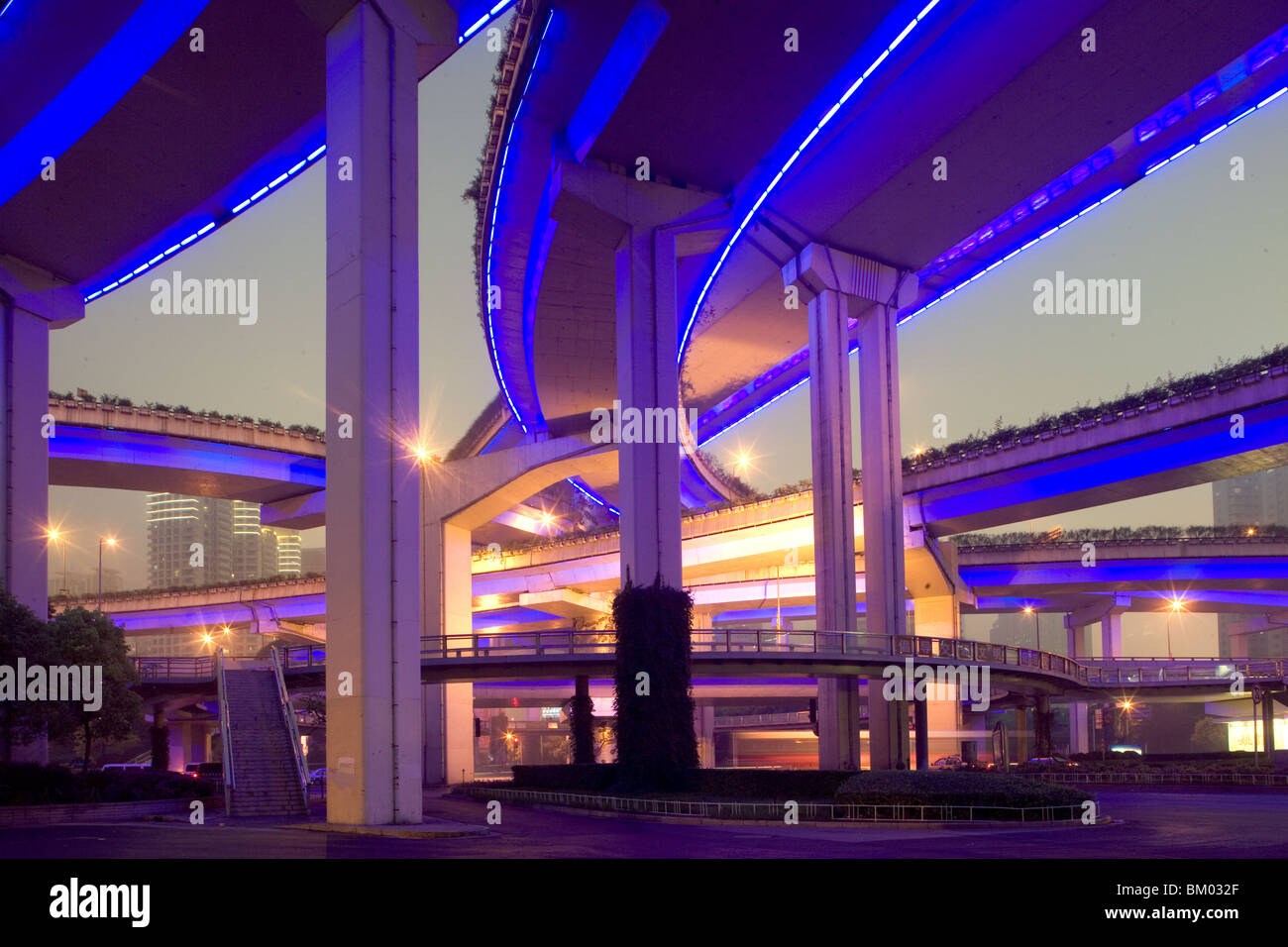 Shanghai highway bridge architecture High Resolution Stock Photography ...