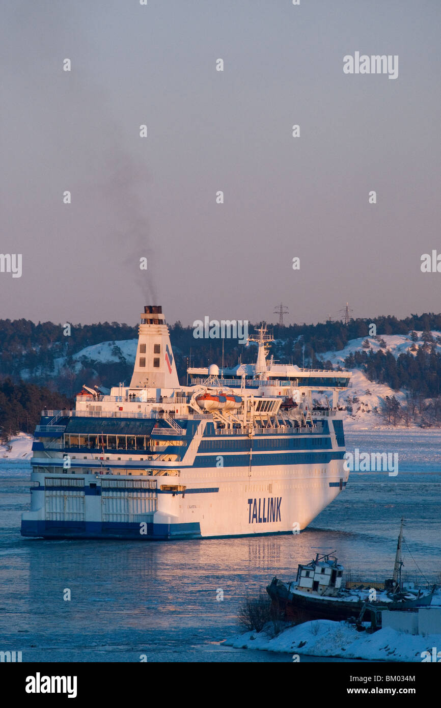 The Estonian owned ferry company Tallink Silja operates ferries across ...