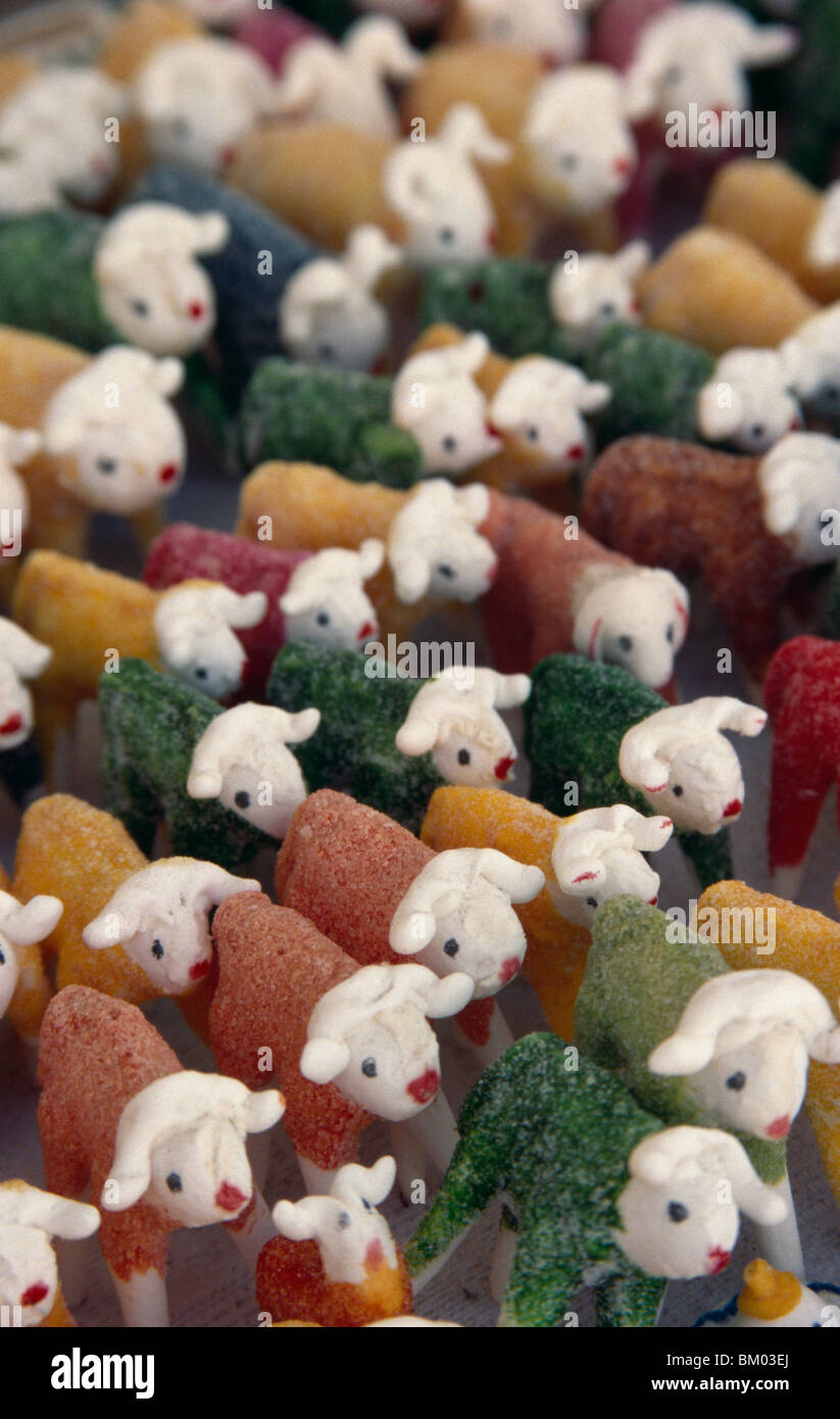 Sheep sugar candies, San Miguel de Allende, Mexico Stock Photo - Alamy
