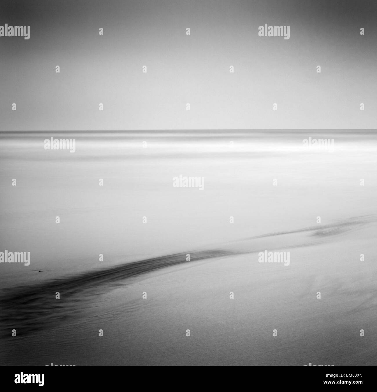Calm shoreline water Black and White Stock Photos & Images - Alamy