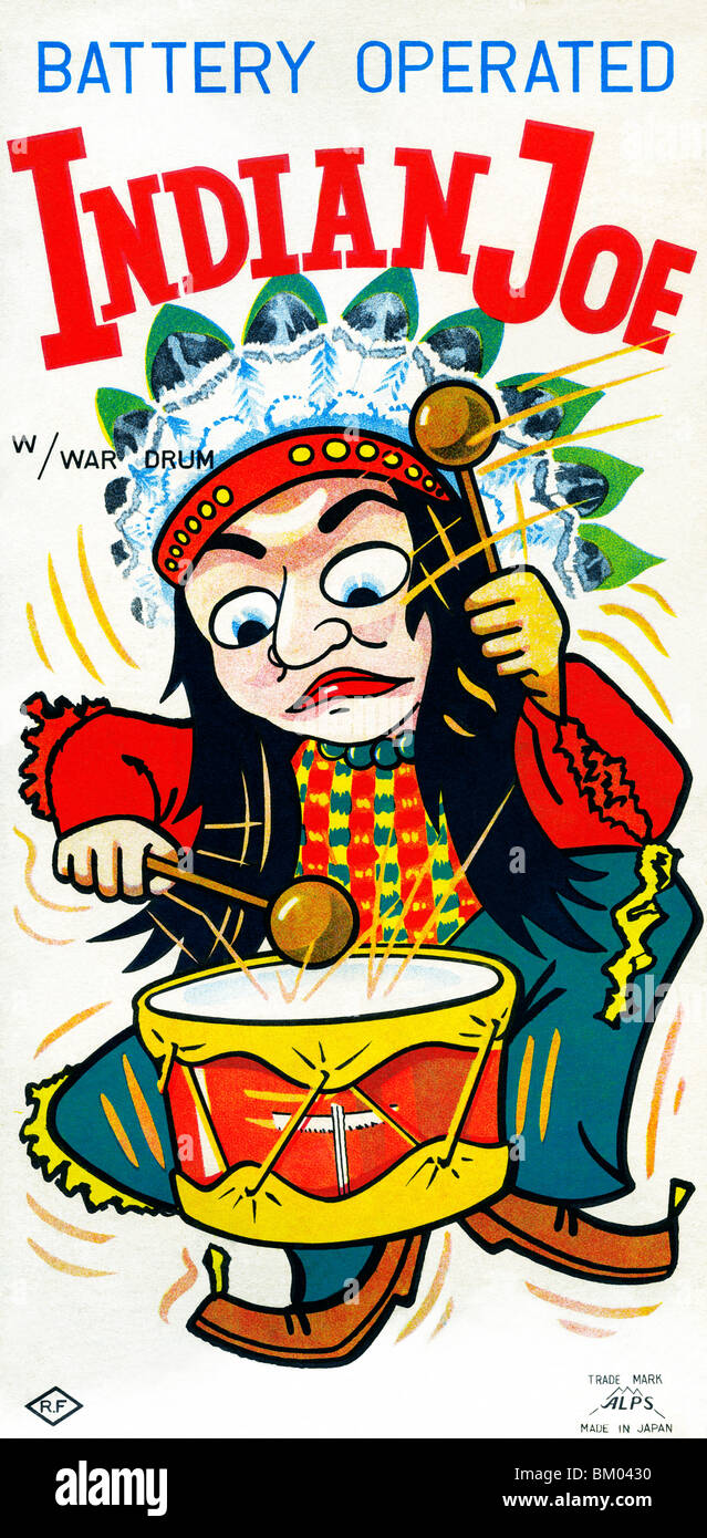 Battery Operate Indian Joe Stock Photo - Alamy