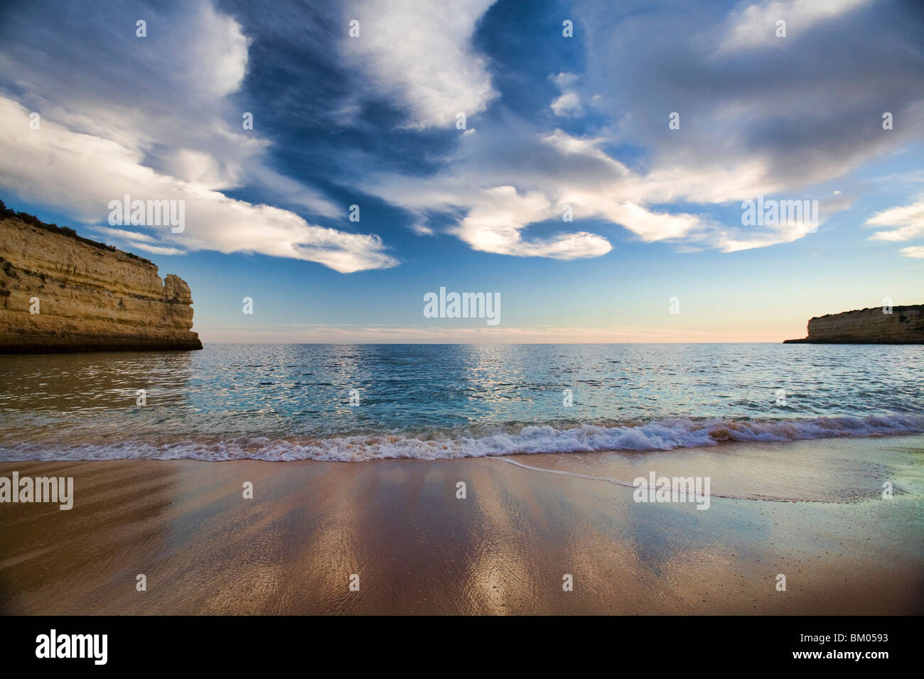 Nossa Senhora da Rocha beach, town of Porches, municipality of Lagoa ...