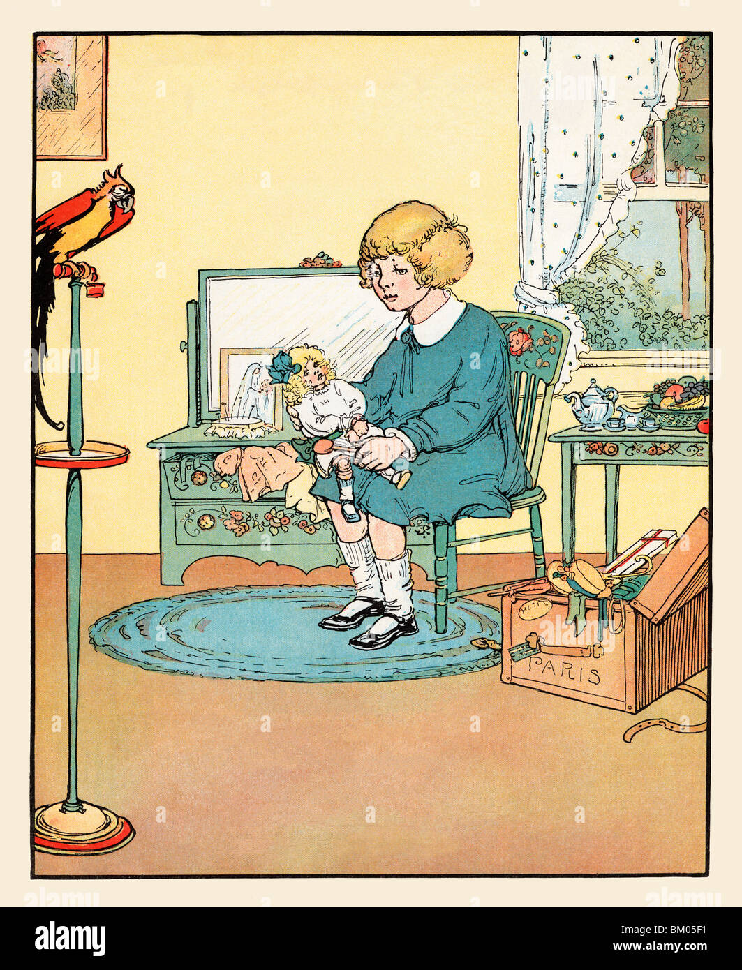 Doll illustration hi-res stock photography and images - Alamy