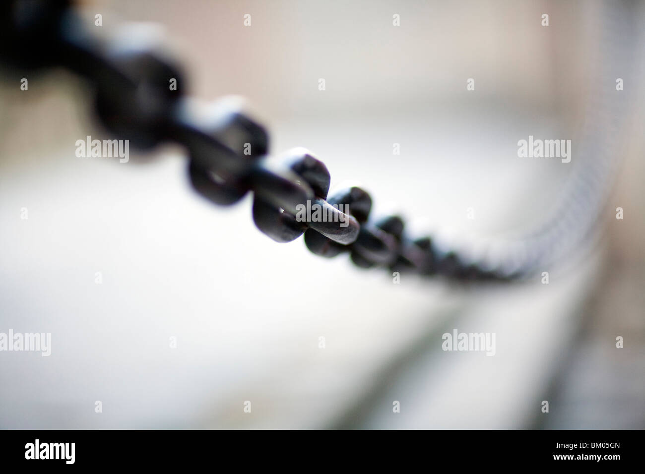 Heavy chain links, Seville, Spain Stock Photo - Alamy