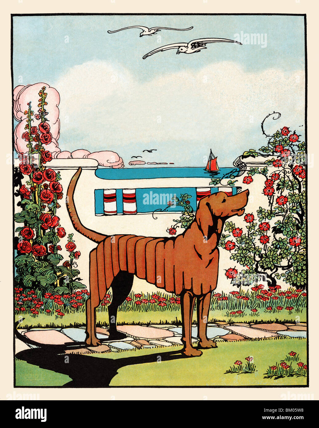 Illustration dog hi-res stock photography and images - Alamy