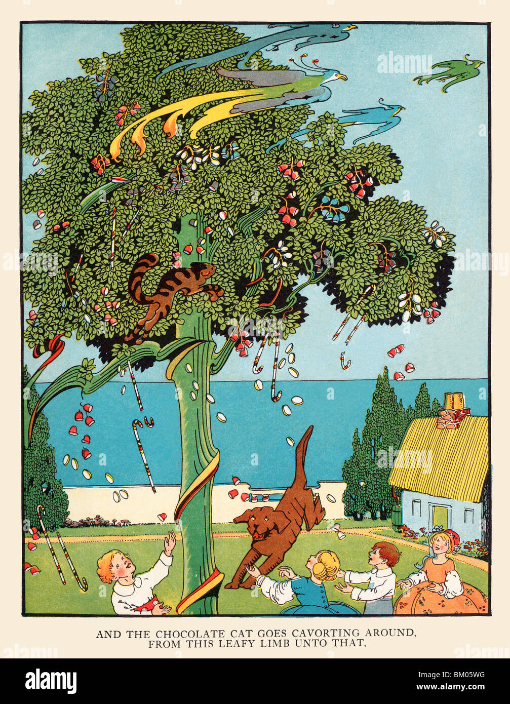 The Cat Goes Cavorting Stock Photo - Alamy