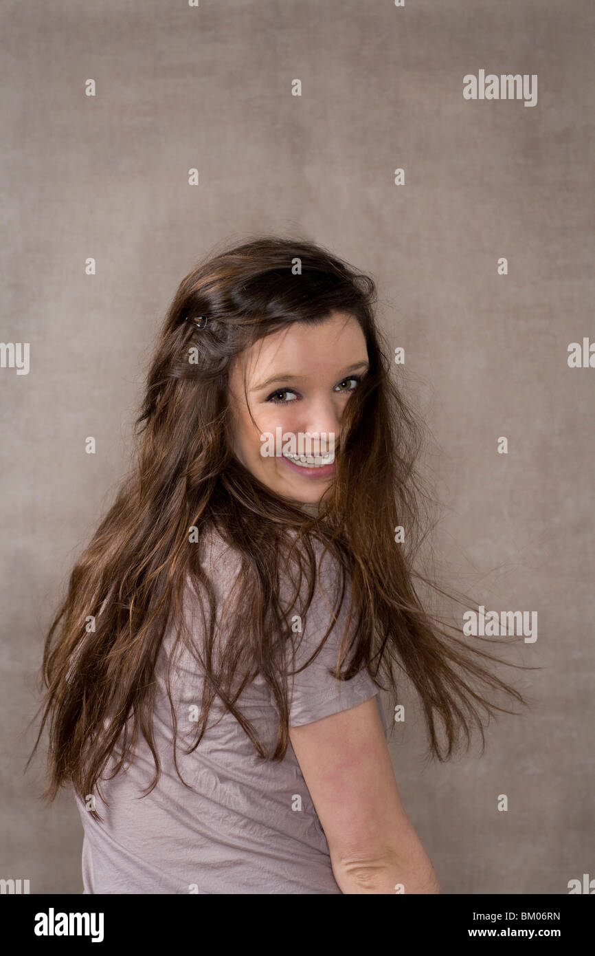 Portrait teen girl Stock Photo - Alamy