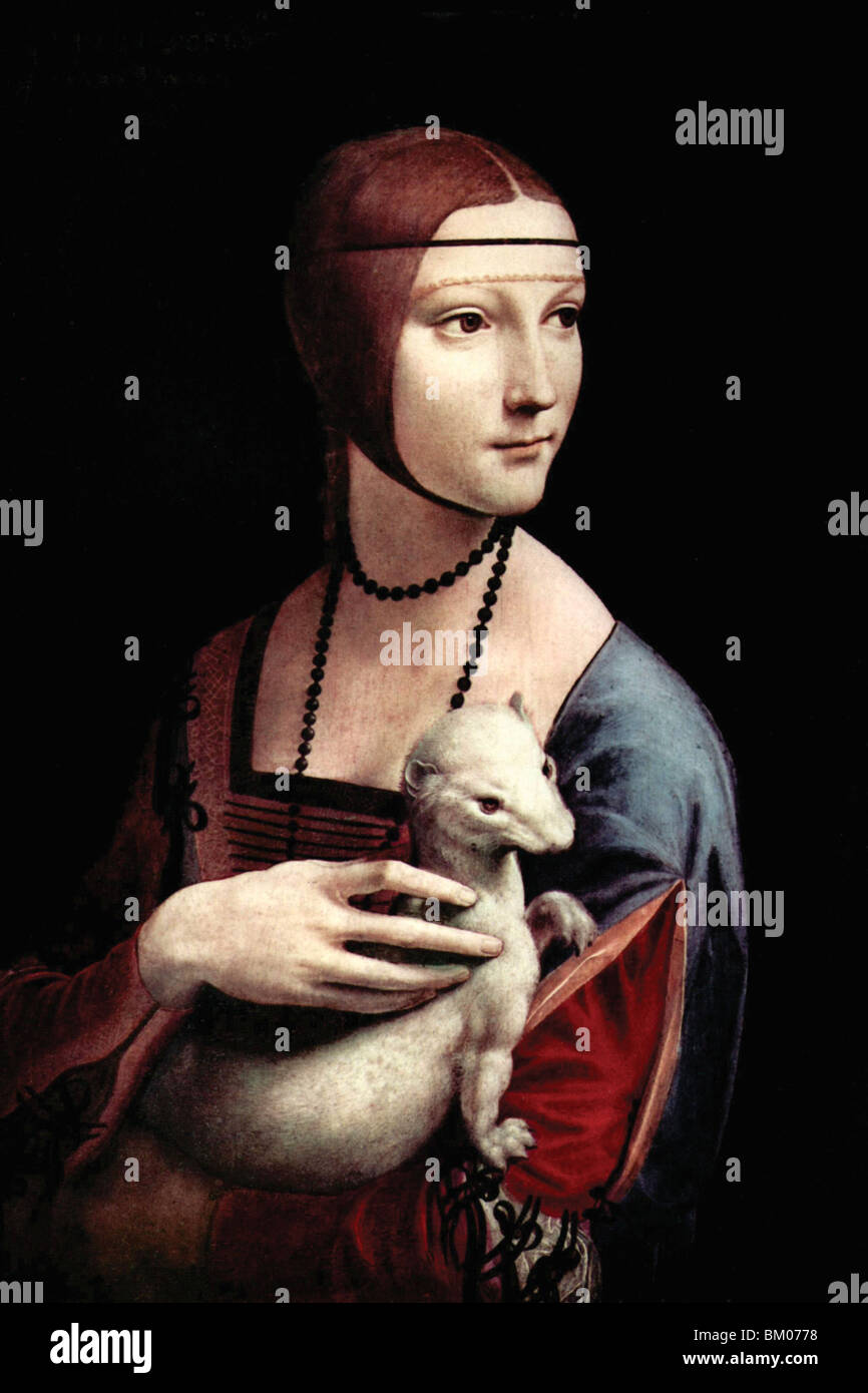 The lady with an ermine hi-res stock photography and images - Alamy