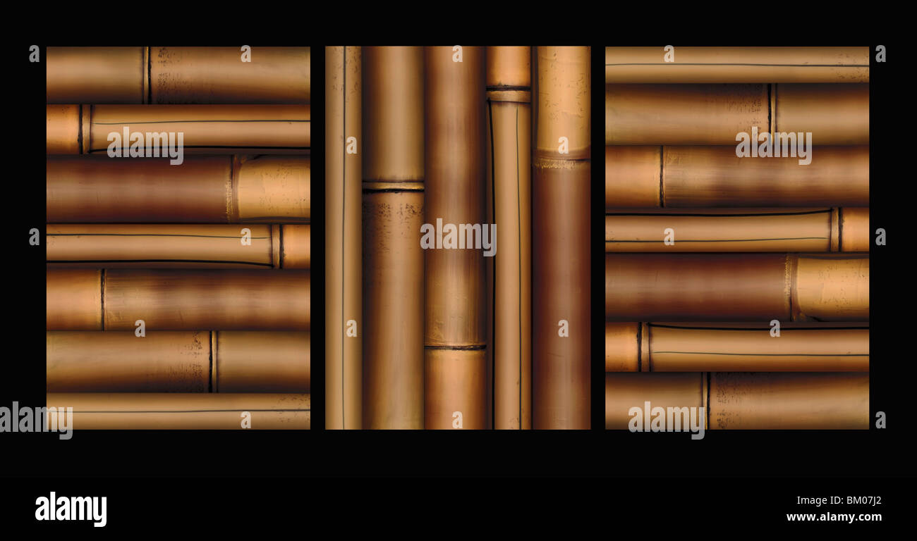 Gold leaf bamboo hi-res stock photography and images - Alamy