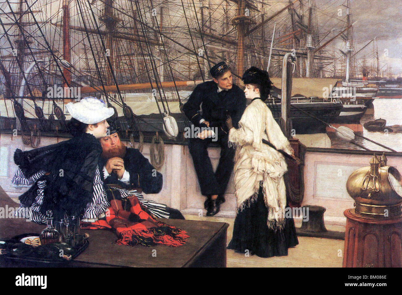 The Captain and his girl Stock Photo - Alamy