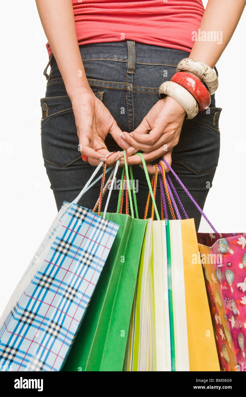 Hiding behind bag hi-res stock photography and images - Alamy