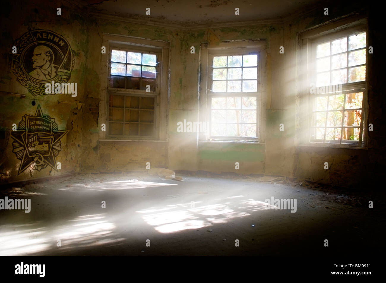 Old Soviet military hospital in Berlin Stock Photo - Alamy